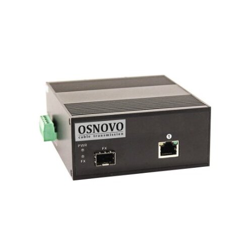 Медиаконвертер OSNOVO OMC-1000-11X/I