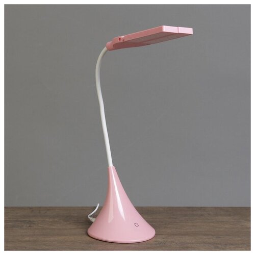 Лампа офисная светодиодная RISALUX Хамелеон 3563838, 5.6 Вт, розовый