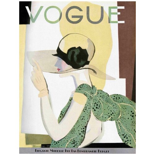 Постер / Плакат / Картина Vogue - Элегантый наряд 90х120 см в подарочном тубусе