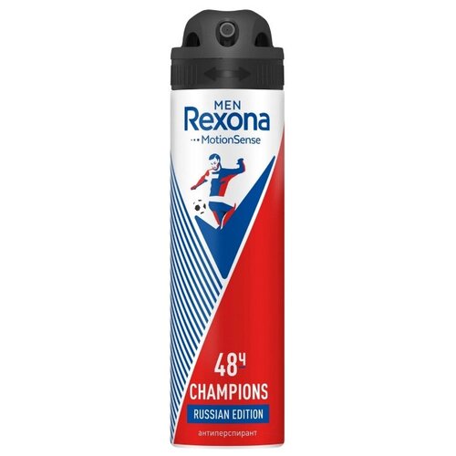 Rexona Антиперспирант-дезодорант спрей Men Champions, 150 мл, 6 шт.