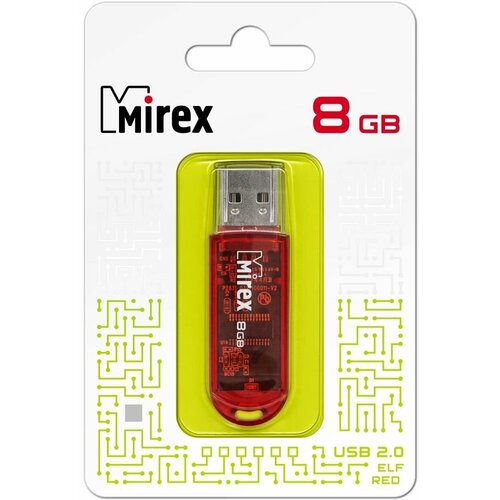 Флешка USB Flash Drive MIREX ELF RED 8GB