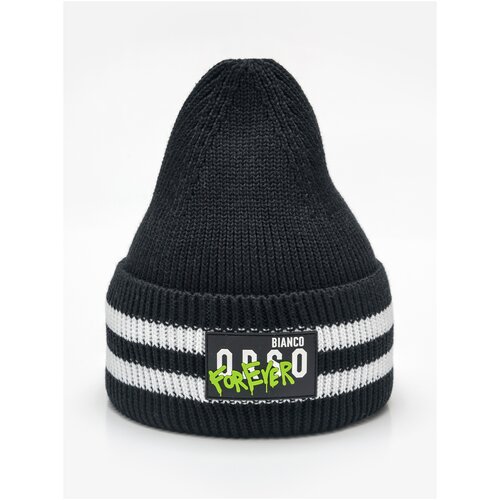 Шапка бини Orso Bianco, размер 50-52, черный