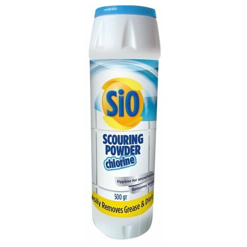 Универсальный порошок чистящий SIO хлор 500 мл, чистящее средство