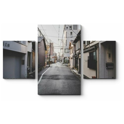 Модульная картина Узкие улочки Киото80x52