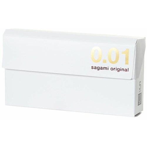 Презервативы Sagami Супер тонкие презервативы Sagami Original 0.01 - 5 шт.