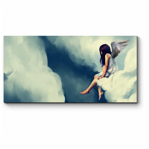 Модульная картина Ангел на облаке60x30