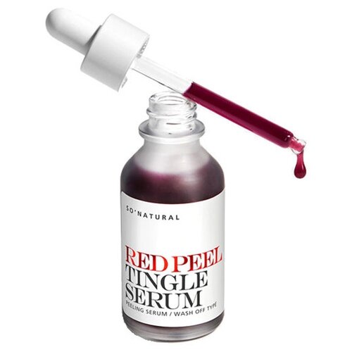 So'natural сыворотка для лица Red peel tingle serum, 35 мл