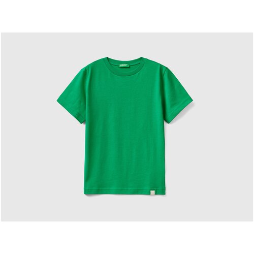 Футболка UNITED COLORS OF BENETTON 23P-3I1XC109W-501, размер 140 (L), зеленый