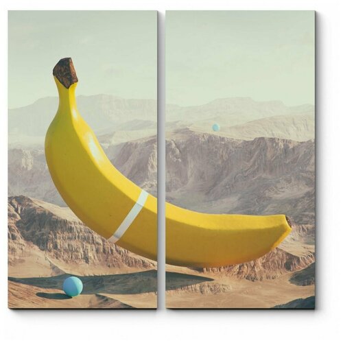 Модульная картина Гигантский банан40x40