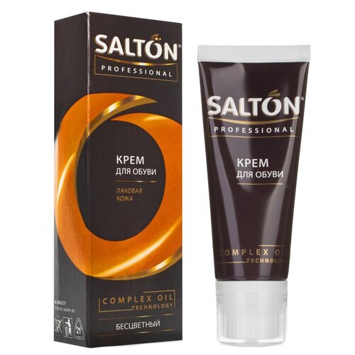 SALTON Professional Крем для лаковой кожи бесцветный, 75 мл
