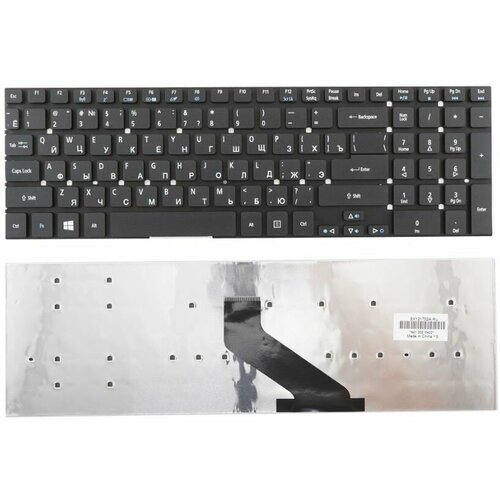 Клавиатура для ноутбука Acer Aspire 5830, 5755, NV55, NV57 (rus, черн) без рамки