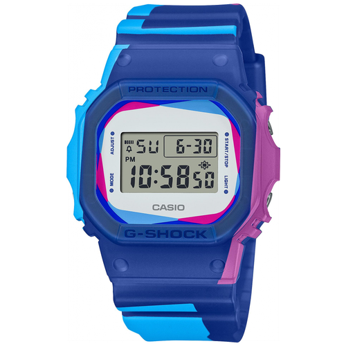 Наручные часы CASIO G-Shock, синий, черный