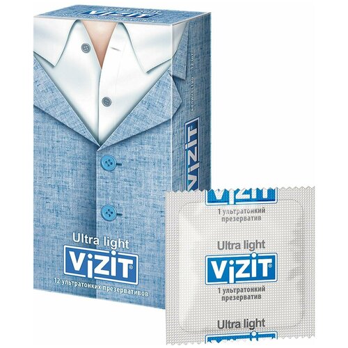 ViZiT / Презервативы ViZiT Ultra light Ультратонкие 12шт 3 уп