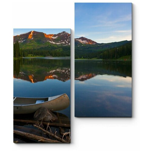 Модульная картина Спокойное озеро в Колорадо 40x50