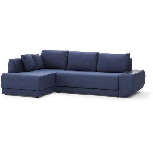 Угловой диван-кровать Hoff Консул, левый угол, цвет синий