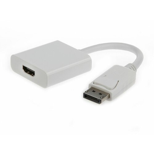 Переходник/адаптер Gembird DisplayPort - HDMI (A-DPM-HDMIF-002-W), 0.1 м, белый