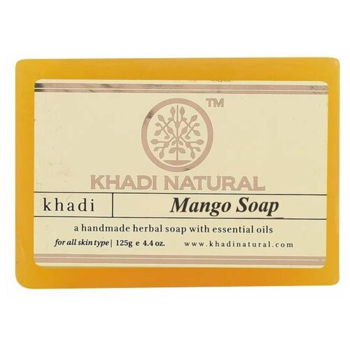 Khadi Natural Мыло кусковое Mango, 125 г