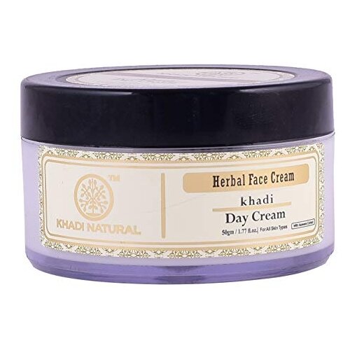 Khadi Natural Herbal Face Cream Day Cream Крем для лица дневной с экстрактом алоэ вера, 50 г