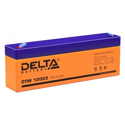 Аккумуляторная батарея DELTA Battery DTM 12022 12В 2.2 А·ч