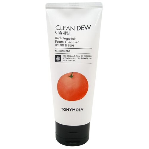 TONYMOLY CLEAN DEW Red Grapefruit Foam Cleanser Очищающая пенка для умывания с экстрактом красного грейпфрута