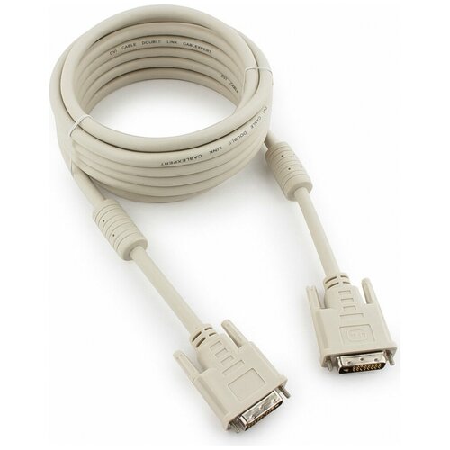 Кабель DVI-D dual link Cablexpert CC-DVI2-15, 25M/25M, 4.5м, экран, ферритовые кольца, пакет