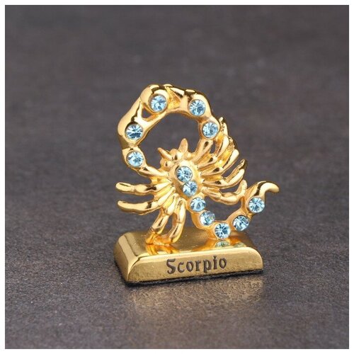 Сувенир знак зодиака "Скорпион", с кристаллами
