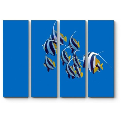 Модульная картина Тропические рыбы 60x45