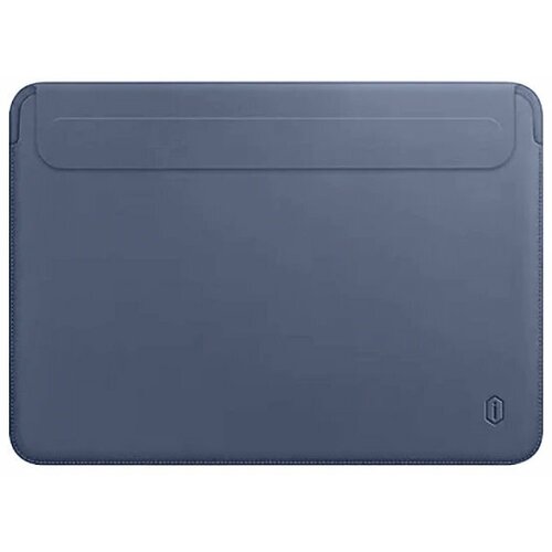Аксессуар Чехол Wiwu для APPLE MacBook Pro 13/Air 13 2018 Skin New Pro 2 Leather Sleeve Blue