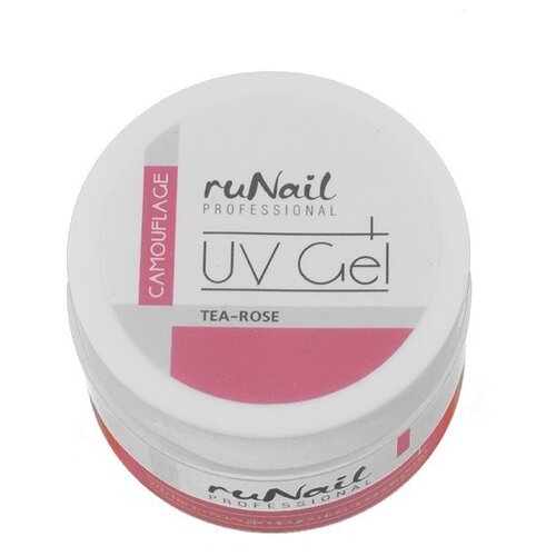 Runail гель UV Gel Camouflage камуфлирующий (II моделирующая фаза), 30 мл, чайная роза