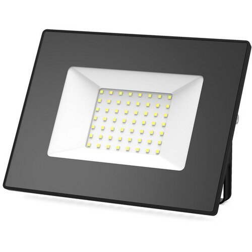 Прожектор gauss elementary 50вт led 4500лм 6500к 240в ip65 черный