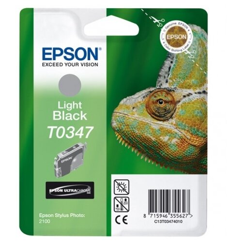 Картридж Epson C13T03474010, 440 стр, серый