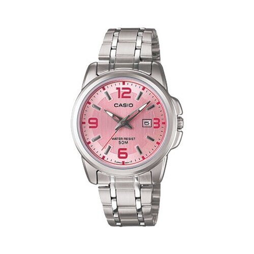 Наручные часы CASIO Standard LTP-1314D-5A, серебряный, розовый