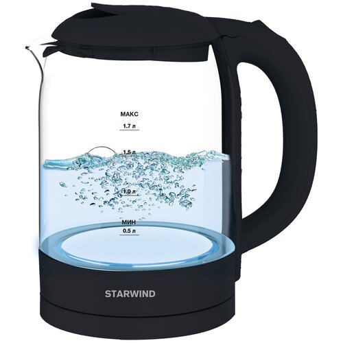 Чайник электрический StarWind SKG4031, 2200Вт, черный