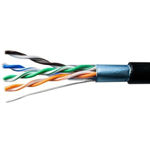 Кабель витая пара F/UTP кат.5E 4х2х24AWG solid Cu PE Out Premium (м) SUPRLAN 01-1010-4