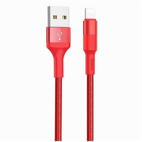 Кабель USB - Apple lightning Hoco X26 Xpress, 100 см, Красный