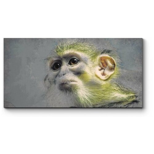 Модульная картина Обаятельная обезьянка 190x95