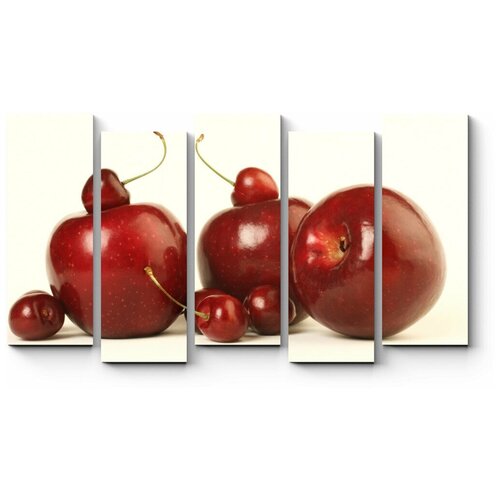 Модульная картина Вишнево-яблочное настроение 160x92