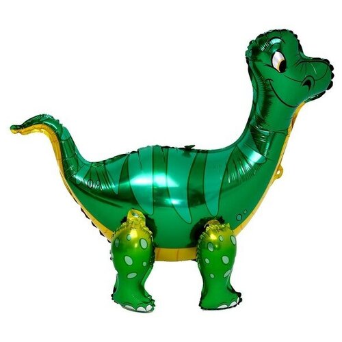 Страна Карнавалия Шар фольгированный 25" «Динозавр брахиозавр», цвет зелёный
