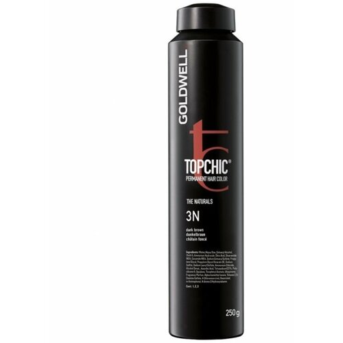 Goldwell Topchic стойкая крем-краска для волос, 3N темно-коричневый, 250 мл