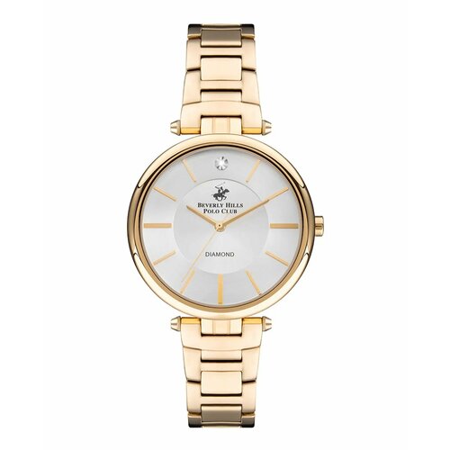 Наручные часы Beverly Hills Polo Club BP3294X.130, белый, золотой