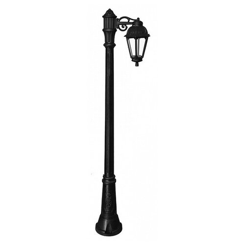 Fumagalli Уличный светильник Gigi Bisso/Saba K22.156.S10.AXF1R, E27, 60 Вт, цвет арматуры: черный, цвет плафона бесцветный