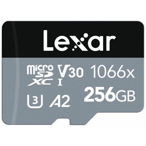 Карта памяти LEXAR Silver 1066x Micro SD класс 10 UHS-1 U3 V30 A2 256 ГБ
