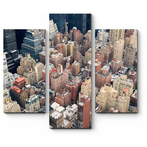 Модульная картина Городской пейзаж Нью-Йорка110x99