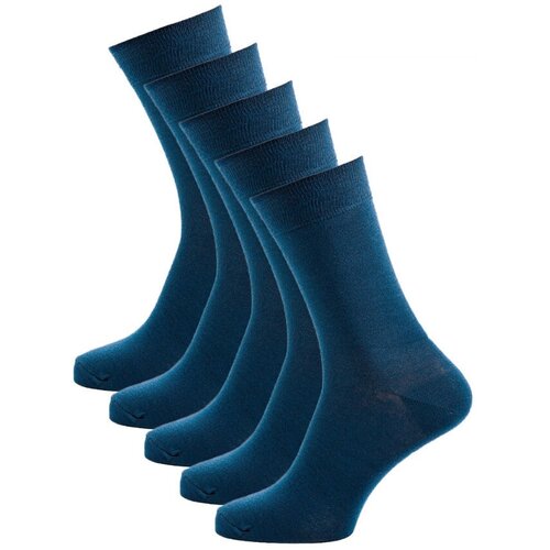 Носки Годовой запас носков, 5 пар, размер 25 (39-41), синий