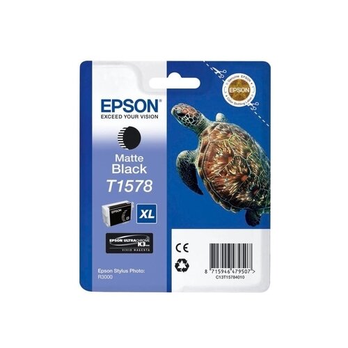 Картридж Epson C13T15784010, 850 стр, черный матовый