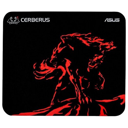 Коврик ASUS Cerberus Mat Mini, черный / красный, коробка, 80 гр