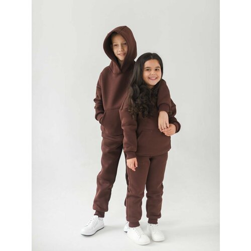 Комплект одежды LikeRostik, размер 140, коричневый