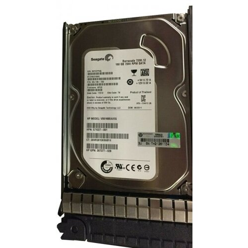 Жесткий диск HP 481177-001 160Gb 7200 SATAII 3.5" HDD