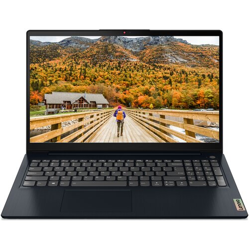 Ноутбук Lenovo IdeaPad 3 Gen 6 15.6" FHD TN/AMD Ryzen 5 5500U/8GB/1TB HDD/Radeon Graphics/DOS/RUSKB/синий (82KU01DQRK)