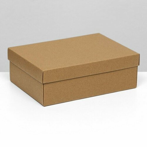 Коробка складная, крафт, 21 х 15 х 7 см(5 шт.)